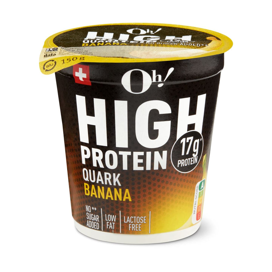Oh! High Protein Quark Banane 150 g – service-allergie.ch